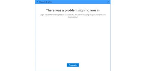 how to fix 0x8004da9a error code on onedrive