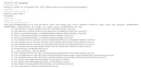 [jenkins 36691] pipeline project giving error for sample