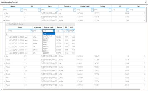 filtering in windows forms gridgrouping control syncfusion