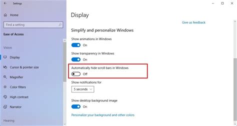 scroll bar visibility should be configurable · issue 66000 · microsoft
