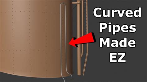 [tutorial] how to add curved pipes in blender 2 8 youtube