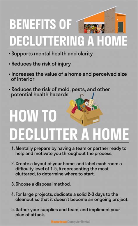 How To Declutter Your Home And Downsize Hometown Dumpster Rental
