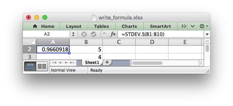 working with formulas — xlsxwriter documentation