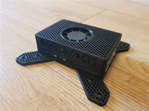 download stl file raspberry pi 4 case vesa mount 40mm fan 3d