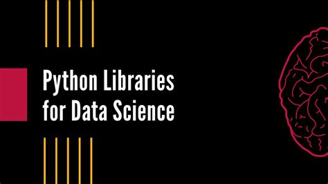 important libraries in python machine learning