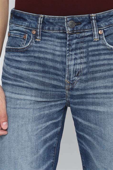 Buy American Eagle Men Blue Airflex Original Bootcut Jean Online 731135