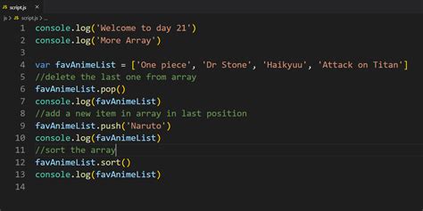 more about array javascript series part 21 nerdjfpb writings