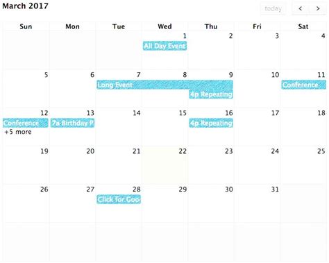 laravel fullcalendar with dynamic data working example