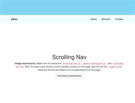 javascript fixed navigation bar on scroll stack overflow