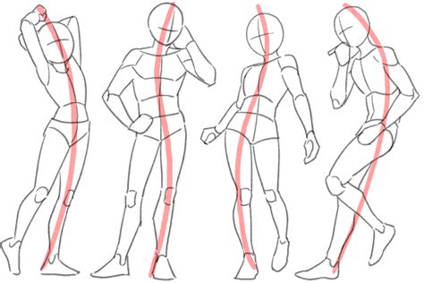 体のアタリの描き方はコツを掴めば劇的に上達する！初心者向け徹底解説 イラスト・漫画 マンガ 教室 Egaco エガコ
