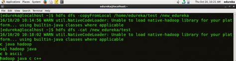 hdfs commands hadoop shell commands to manage hdfs edureka