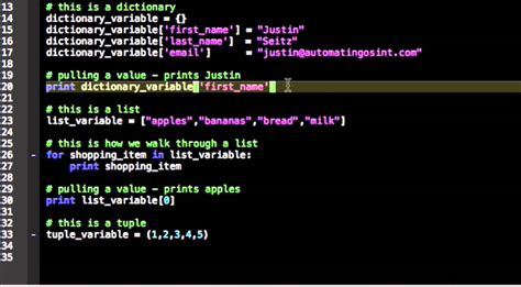 python for automating osint 2 data structures youtube