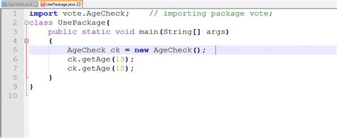 importing packages