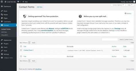 how to add a contact form in wordpress 7 steps