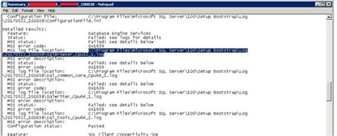 fixing sql server installation error 1639