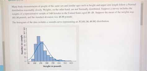 solved many body measurements of people of the same sex a