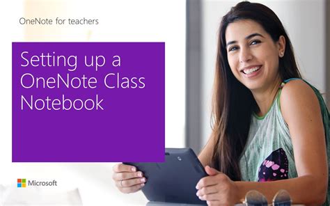 setting up a onenote class notebook