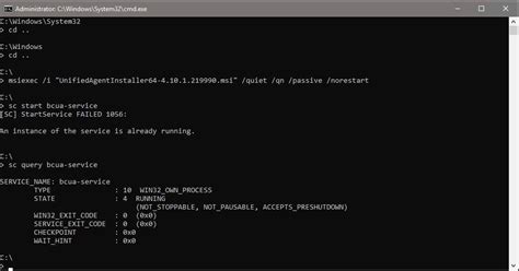 update unified agent to latest version without restarting