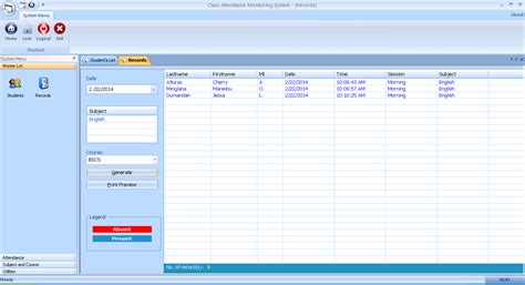 barcode based class attendance monitoring system free source code
