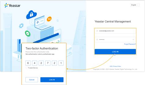 configure two factor authentication using authenticator application