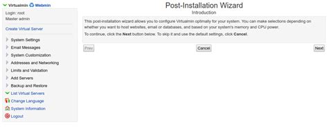 introduction webmin is a web front end that allows you to