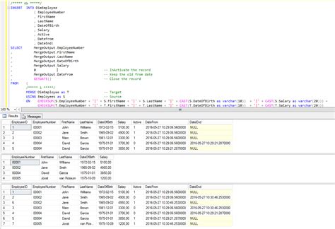 microsoft sql server integration services tsql merge for slowly