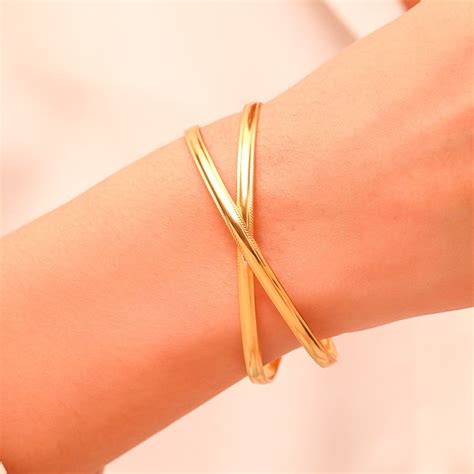 Infinite Radiance Gold Plated 925 Sterling Silver Bracelet With Infini
