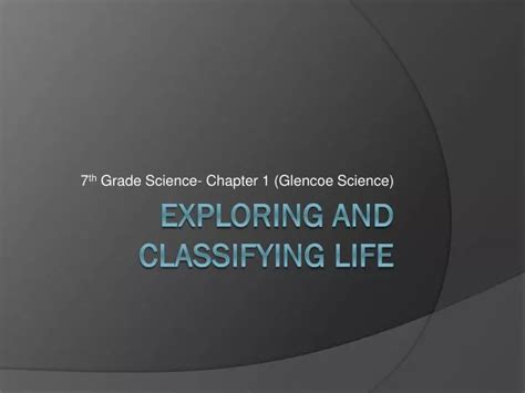 Ppt Exploring And Classifying Life Powerpoint Presentation Free
