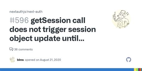 getsession call does not trigger session object update until window