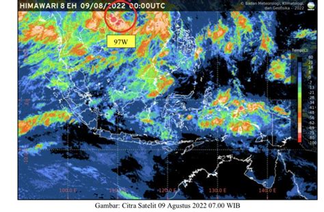 Bibit Siklon Tropis Menguat Di Utara Waspadai Gelombang Tinggi