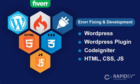 develop or fix any php codeigniter wordpress website by rapidev tech