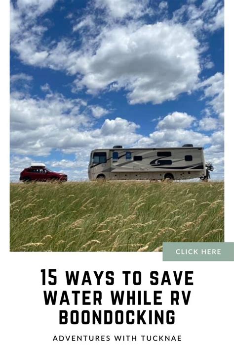 15 Tips For Saving Water While Boondocking Artofit