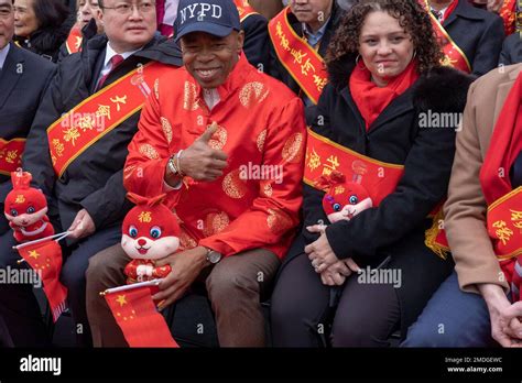 New York New York January 22 New York City Mayor Eric Adams Attends
