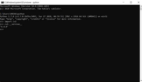 python how to install opencv for python on windows