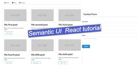 getting started with semantic ui react reactgo