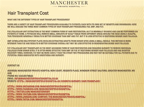 Ppt Hair Transplant Cost Powerpoint Presentation Free Download Id