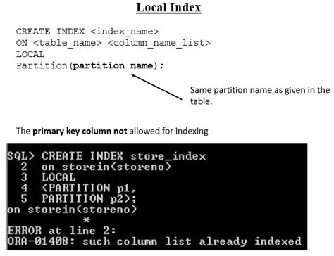 data warehouse design using oracle unit 4 partition oer commons