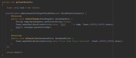 read error in firebase database android stack overflow