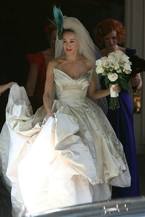 Vivienne Westwoods Iconic Carrie Bradshaw Wedding Dress The Fshn