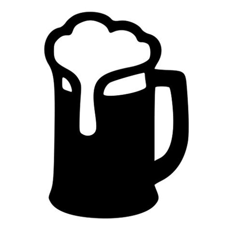 Beer Mug Silhouette At Getdrawings Free Download