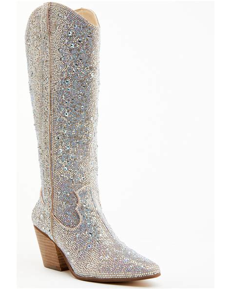 Matisse Womens Nashville Rhinestone Tall Western Fashion Boots
