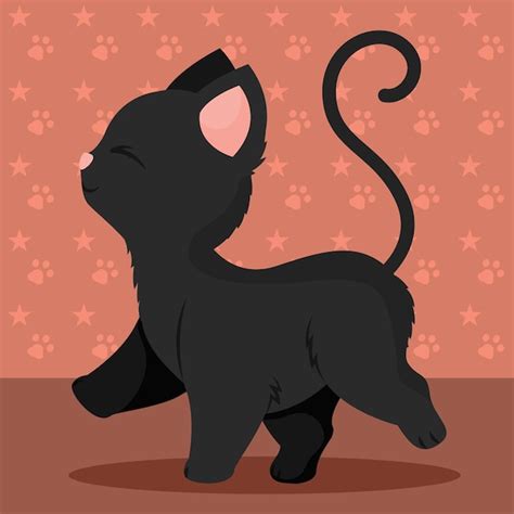 Premium Vector Cute Cat Cartoon Kawaii Vector