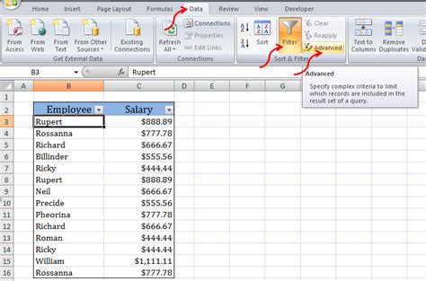 2 [tutorial] sort and filter excel exercises with video