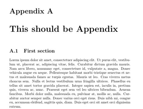 [tex latex] make flat appendix without chapters math solves everything