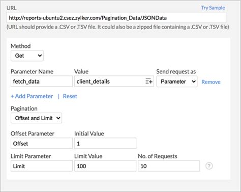 import data from web feeds l zoho analytics help
