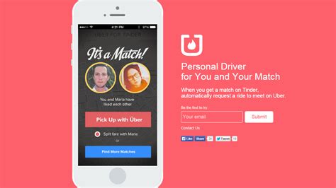 speed up your love connection with uber for tinder an april fools