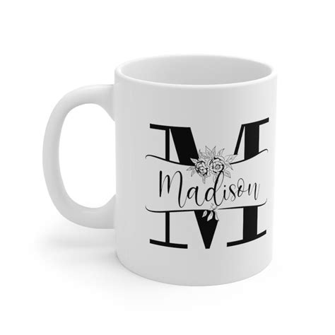 Taza De Nombre Personalizada Para Mujeres Y Niñas Nombre Etsy