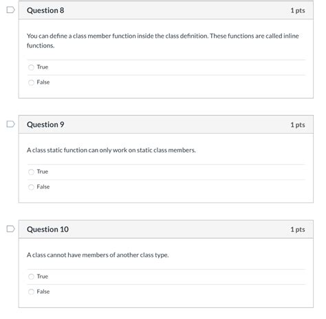 solved question 1 1 pts the class constructor is a a cl