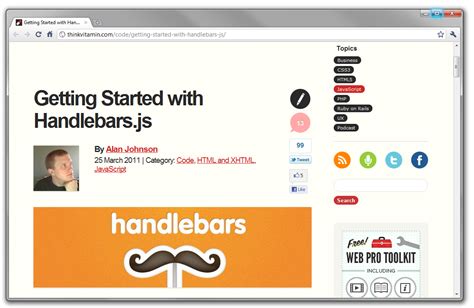a tutorial for handlebars js churchmag