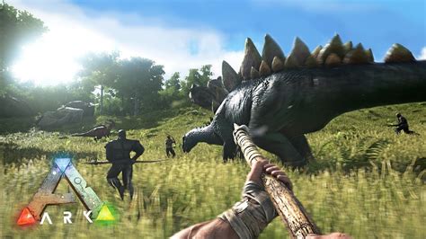 Ark Survival Evolved Taming Dinosaurs Ark Ragnarok Gameplay